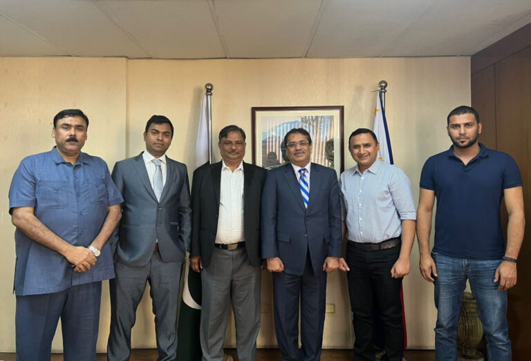 A Group Of Prominent Pakistani Businessmen Based In Philippines Met With Ambassador Today